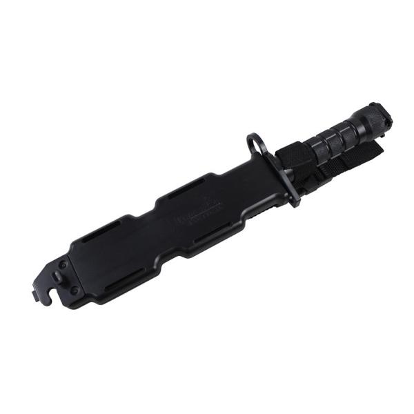 【関連検索ワード】 ランサータクティカル アメリカ軍 制式 銃剣 bayonet ラバー ダミーナイフ コンバットナイフ M4 M16#####アメリカ軍で採用されているM16用多目的銃剣、M9バヨネットのレプリカです。銃剣とシースがセット...