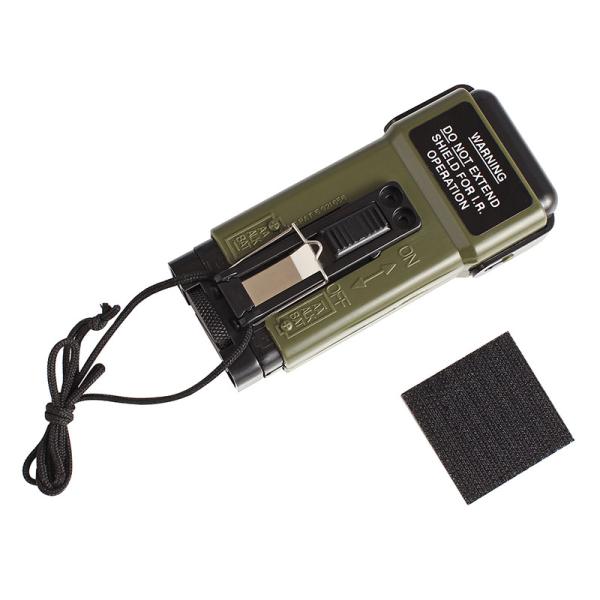 【関連検索ワード】 ストロボ#####米軍特殊部隊や空軍パイロットなど広く使用されているストロボMS2000のレプリカです。実物は暗い場所においては約10km先から認識できるほどの光量を持っており、航空機パイロットには救難信号として用いられ...