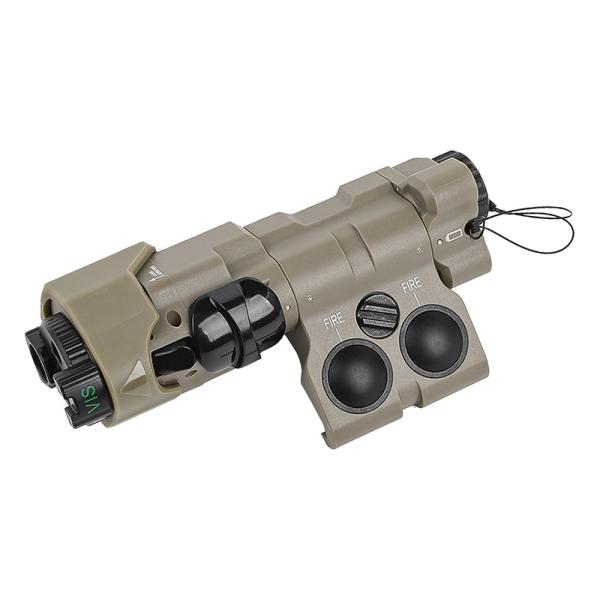 実物のMAWL-C1+は、B.E. Meyers社が開発した民間向けの高性能レーザー照準・照射デバイスで、夜間戦闘や暗所での精密な照準を目的とした製品です。軍や法執行機関向けのMAWL-DAの設計を基に、民間市場向けにクラス1+の安全基準で...