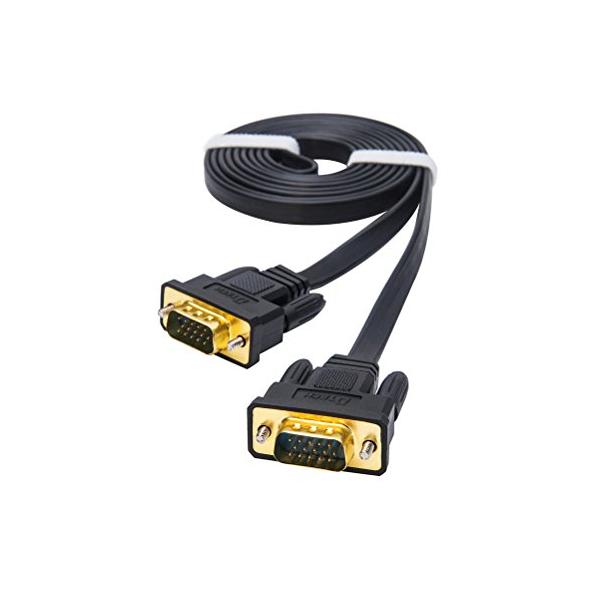 ・ブラック 1.8m DT-69F18・・Size:1.8mColor:ブラック・D-Sub15ピン(ミニ)出力端子を装備したパソコンと、D-Sub15ピン(ミニ)入力端子を装備したディスプレイを接続するケーブルです・高解像度モードに対して...