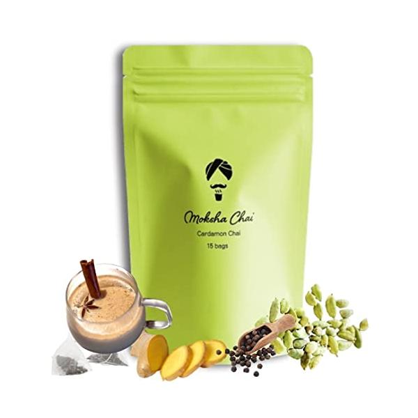 -/15個 (x 1)/-・FlavorName:カルダモン・パッケージ個数:1・香りの女王カルダモンスパイス好きがこよなく愛す香り高きグリーンカルダモンをたっぷりブレンドした本格マサラチャイが登場その名もカルダモン＆ペッパーチャイ。ライト...