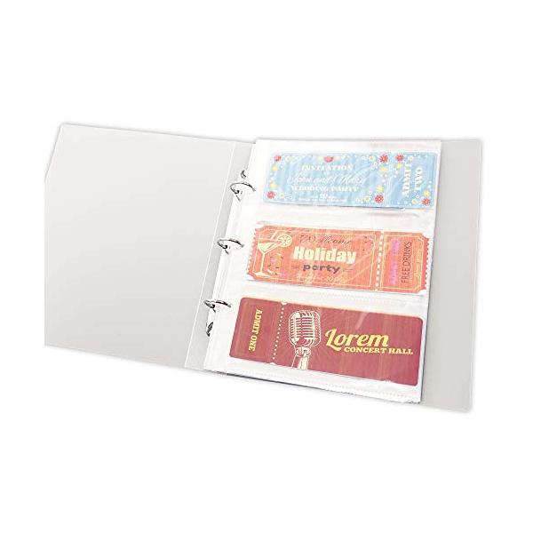 コンテンポラリー・ 一式セット ・・Size:一式セット・一般的なチケットが入る収納ホルダーです。旅行券、イベントチケットの半券を保管できます。・思い出のチケットを傷や埃などから守ります！コレクションにオススメです。・たっぷり収納できる30...