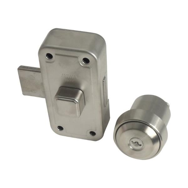 ・  NDZ・製造国:日本・点検口や間仕切錠に最適・NDRの代替品・フロント寸法:高さ76ミリ、幅22ミリ、ビスピッチ60ミリ・バックセット64ミリ(扉の端からシリンダーの中心までの寸法)