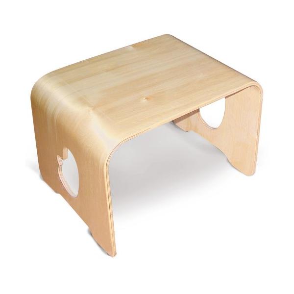 ・ナチュラル 1個 (x 1) TB-KK・・Color:ナチュラルPatternName:単品・丸みのあるデザインでかわいい形。テーブルの側面には手形。