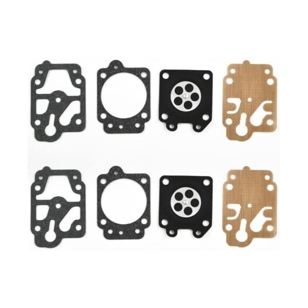 【パケージ内容】2x4個のキャブレターダイアフラム（２セット8個入り）・【シンプルな操作】トリマーにそれらを置き、ドライバーをしっかりとねじってください。完璧なフィットネスの元の機器と正確に一致しています。・【機能】当商品はワルボロキャブレ...