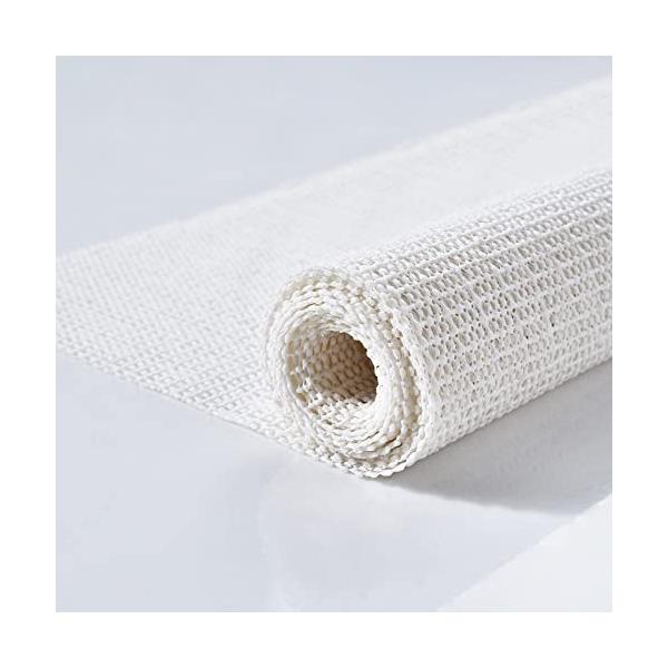 ・ホワイト 40*50cm ・・Size:40*50cm・【滑り止め＆振動軽減】AiQInu滑り止めシートは摩擦力上げ、そして柔らかくて、振動を軽減の効果が備えています。カーペットのした、ソファーカバー、テーブルの上など、滑り防止の効果があ...