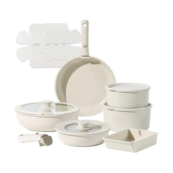 グレージュ/16点-COSY高級シリーズ/J08071・Model:J08071・??健康素材・安全安心体に悪影響を与える PFOA・PFOS・鉛・カドミウムなどを一切使用しません。人間と地球環境に優しい材料が使われています・??快適な調理...