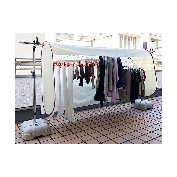 白/特大/4571381554346・パッケージ個数:1・急な雨から洗濯物を守ります 「雨が降りそう」な時に安心なカバーです