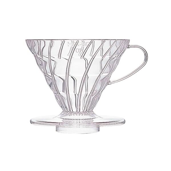 モーデンクリア/1~4杯用/VD-02T・Size:1~4杯用PatternName:単品・パッケージ個数:1・2007年度グッドデザイン賞受賞・サイズ:幅13.7×奥行11.6×高10.2cm、口径11.6cm・材質:本体/AS樹脂、スプ...