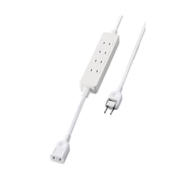 (3) 4個口+1個口ホワイト/1.5m/T-ADR5-2515WH・Size:1.5mStyle:(3) 4個口+1個口Color:ホワイト・パッケージ個数:1・本体部に4個口、独立部に1個口の2ピン式差込口を搭載したタップです。大きなA...