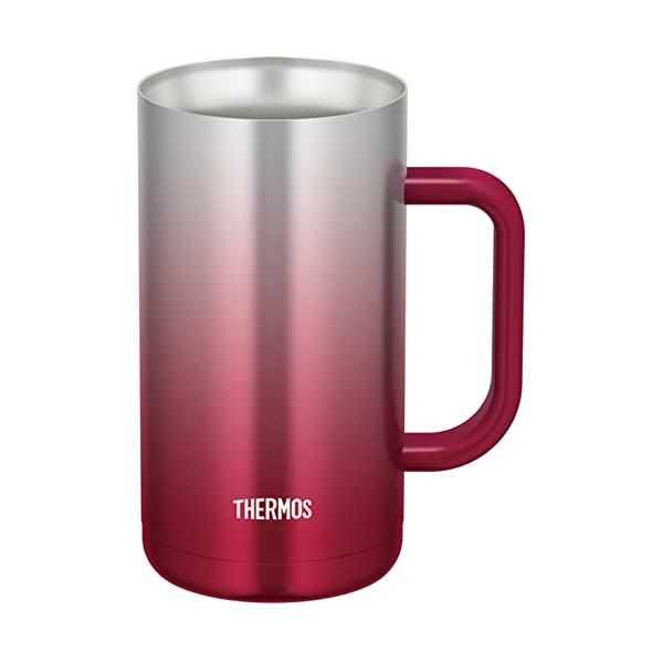 モダンスパークリングレッド/720ml/JDK-720C SP-R・Size:720mlColor:スパークリングレッド・パッケージ個数:1・魔法びん構造で快適 氷を入れてもたっぷり飲めるジョッキタイプ。グラデーションカラーモデル・サイズ(...