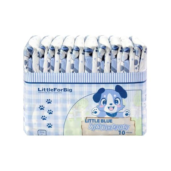 10枚入り/M/-・Color:10枚入りSize:M・可愛いケモノ絵柄LittleForBigならではの「青いベビーケモノちゃん」の柄、ブルーの色合いで超可愛くて、日常使いにもピッタリです。デザイン性と機能性を両立した、トイレの不安を取り...