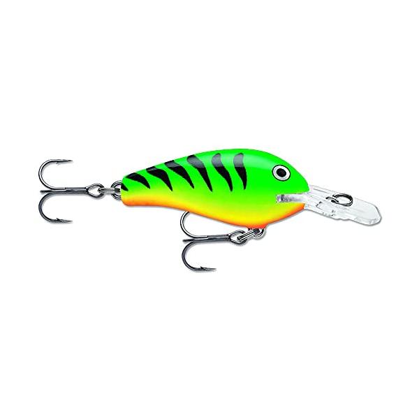 5cm/8g・FT (ファイアタイガー) 8g FR05FT・・Color:FT (ファイアタイガー)・主な対応魚種: シーバス・サイズ:5cm / 重量:8g・カラー:ファイアタイガー FT