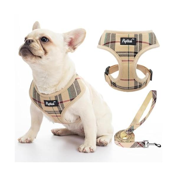 ベージュ チェック/XS/-・Size:XSColor:ベージュ チェック・??サイズ：XS：首回り25.4cm、胸回り25.4?35.6cm、S：首回り30.5cm、胸回り35.6?45.7cm、M：首回り35.6cm、胸回り43.2?5...