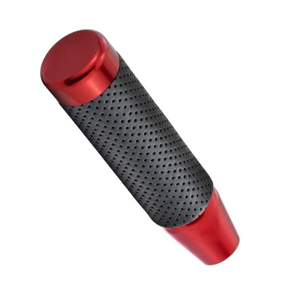 赤/-/-・Color:赤・パッケージ個数:1・材質: シフトレバーノブはアルミ合金製で、運転体験を向上させる・ファッションデザイン: シフトノブの表面は快適で、ファッション、あなたの車をユニークにさせる・セット内容: シフトノブ×1、アダ...