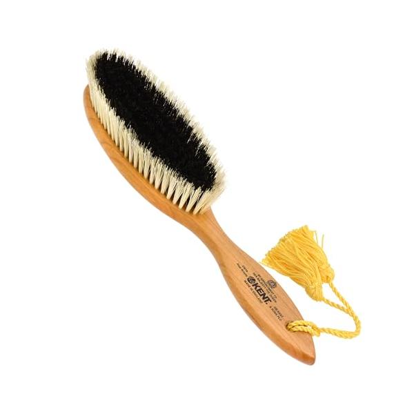 ホワイト＆ブラック/1個 (x 1)/CS7A CS7AB・Color:ホワイト＆ブラック・パッケージ個数:1・洋服ブラシに適した高級豚毛を使用・ウール、カシミア、ニット、セーター、コート、スーツ、あらゆる洋服をケア可能・生地の目を整え、本...