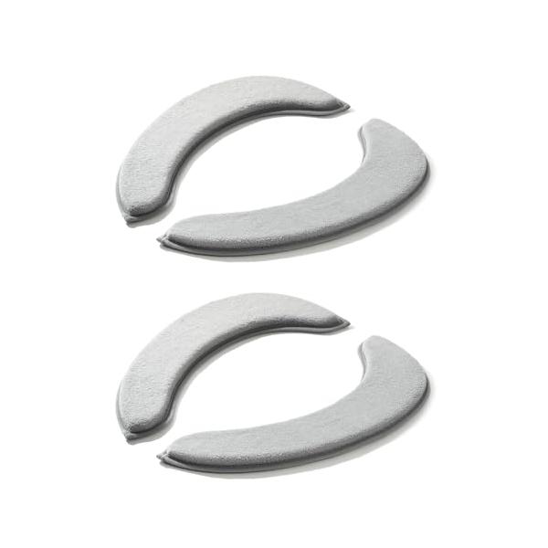 ふかふか便座クッションライトグレー（ショートタイプ）/40cm×17.5cm/toi-seat003-202・Color:ライトグレー（ショートタイプ）・ご注意ください??商品はご購入時、2枚1組を抱き合わせておりその中央部に薄い透明フィル...