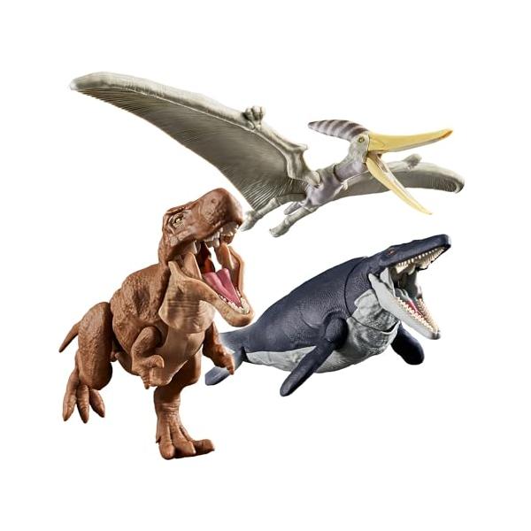 陸海空恐竜セットマルチカラー/-/-・(C)BANDAI SPIRITS・色分け済みプラモデル・自分の手で恐竜を“知りつくす”ブランド『プラノサウルス』初のセットアイテム白亜紀の陸・海・空の覇者がセットで登場「ティラノサウルス」「モササウル...