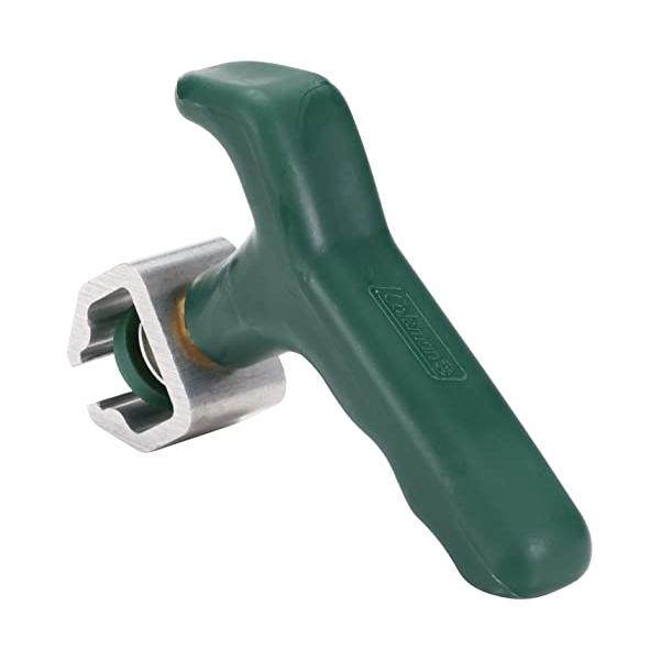 無/ワンサイズ/1707042・パッケージ個数:1・ポンピング作業を楽にするアイテム・サイズ:約2×9.5×8.5cm・重量:約40g・材質:接合部/アルミニウム、取手部/ポリプロピレン・色:?グリーン