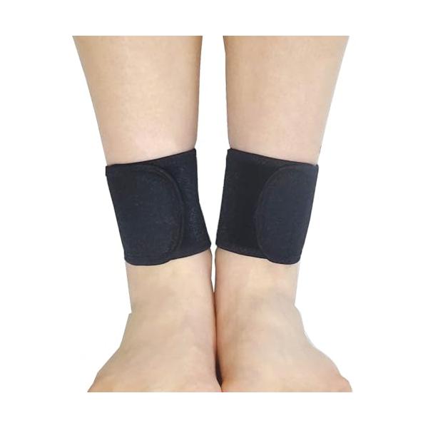 黒/ワンサイズ/-・パッケージ個数:1・マジックテープで簡単着脱・足首を程よくサポート・軽量・コンパクトで持ち運びに便利・男女兼用