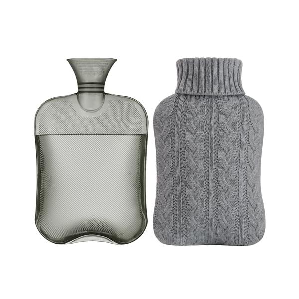 グレーグレー/31.5×19cm/-・Style:グレー・大容量・カバーと収納袋付本体サイズ：31.5*19cm;本体容量：1800ml。ふんわりなめらかなカバーとリネン製収納袋付。高品質ポリエステルで作られふわふわな肌触り、ちくちくせず気...