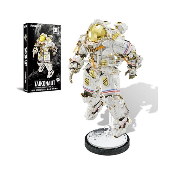 宇宙飛行士・Style:宇宙飛行士・難易度：、パーツ数：515、完成品サイズ：L13cm×W12.5cm×H21.5cm・金属素材で作られ、完成品の質感がアプ加工性に優れており、汎用性の高いSUS430ステンレス鋼が採用され、完成品が長時間...