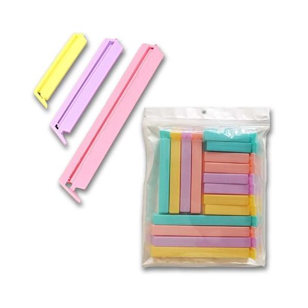 標準-/大: 5.51インチ 中: 3.54インチ 小: 2.56インチ/Mon-4863・?製品袋止めクリップ・?個数16本（大4中4小8）・?サイズ長さ：大14cm、中9cm、小6.5cm・?用途保存袋止めのクリップとしてご利用いただけます