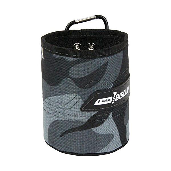迷彩グレー/-/EBC-N-CGRY・Color:迷彩グレー・パッケージ個数:1・用途:ビス・パーツの収納・特徴1:軽量・丈夫なビスカップ・特徴2:カラビナ、ベルト通し付き・色:迷彩グレー・材質:ポリエステル