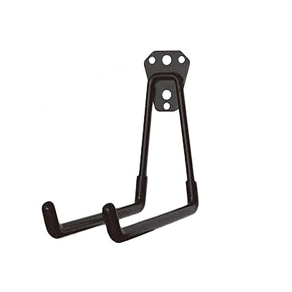 L型ブラック/Lサイズ/58605・パッケージ個数:1・壁掛け・物掛けフックシリーズ・色: ブラック・素材: ゴム・仕上げタイプ: ペイント