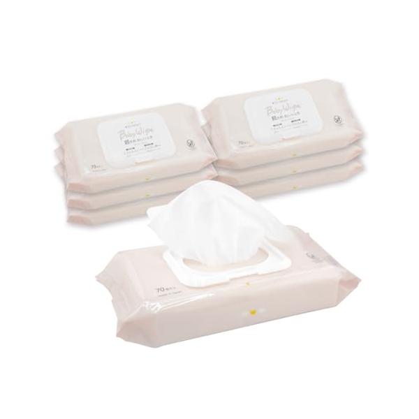 -/超大判・厚手おしりふきフタ付き6個入/おしりふき・Size:超大判・厚手おしりふきフタ付き6個入・肌に優しい成分配合（保護 × 保湿）・蒸れにくい適切な水分量・肌への摩擦が少ないフラットシート・生産国：日本・大きいサイズ20cm × 20cm