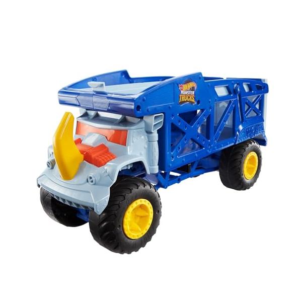 1ムーバー・ライノ1ムーバー・ライノ/1/24/HFB13・パッケージ個数:1・内容モンスタートラックを12台またはホットウィールを32台積載可能なモンスタートラック「ムーバー・ライノ」 アニメにも登場して、モンスタートラックを運びます。・...