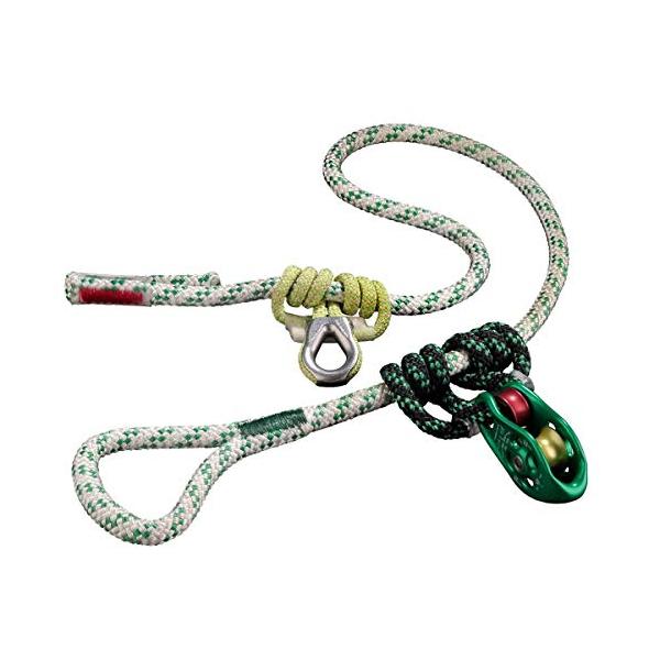 DisplayLength:2.5 メートル・パッケージ個数:1・Teufelberger pulleySAVER・［Teufelberger］ Sirius 12mm， OVループ［DMM］ Sirius 10mm+ピントループ・樹上のア...