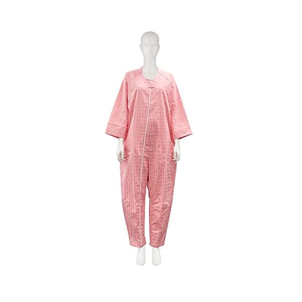 ホック付つなぎねまきさくら/S/106842・Size:SColor:さくら・パッケージ個数:1・ご本人では開けにくいアイデアホックを使用した介護用つなぎねまきです。・アイデアホックが表から見えないデザインを採用。・使いやすくシンプルなスタ...