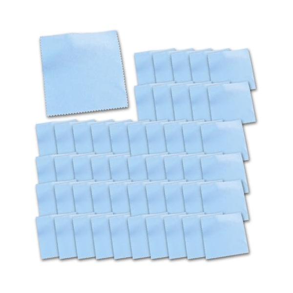 ?製品メガネ拭き・?枚数50枚（圧縮梱包）・?サイズ15×15cm・?色青色