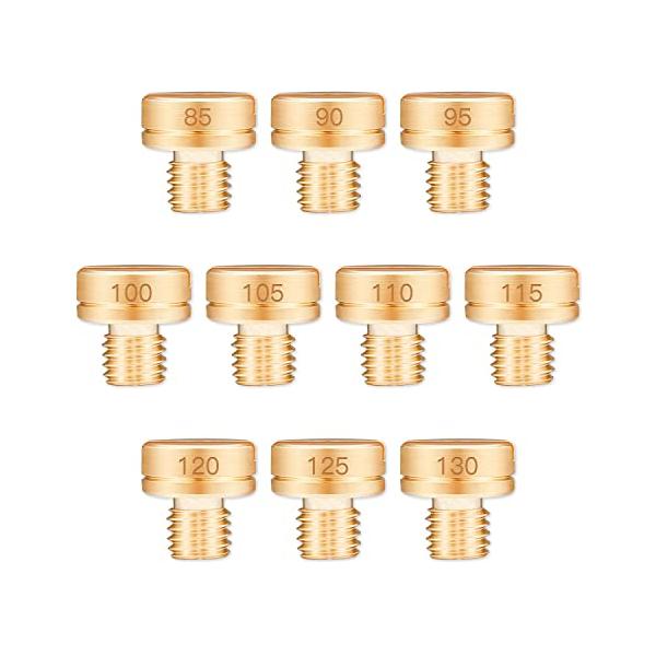 ・ 85-130 ・・Size:85-130・【メインジェット セット 詳細】 メインジェット #85、 #90 、#95 、#100 、#105、 #110、#115、 #120、 #125 、#130。合計10個セットです。ご購入頂く前...