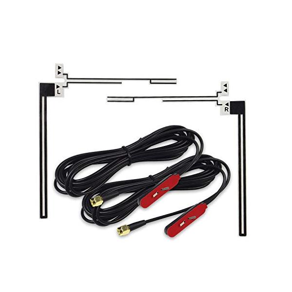 ・透明  DAN11A・透明フィルムで目立たない! アンテナ本体に透明フィルムを使用しておりますのでフロントガラスに貼っても目立ちません。・L字型で貼り付けるだけのコンパクトなアンテナエレメント・地デジチューナーなど地上波デジタル機器対応・...