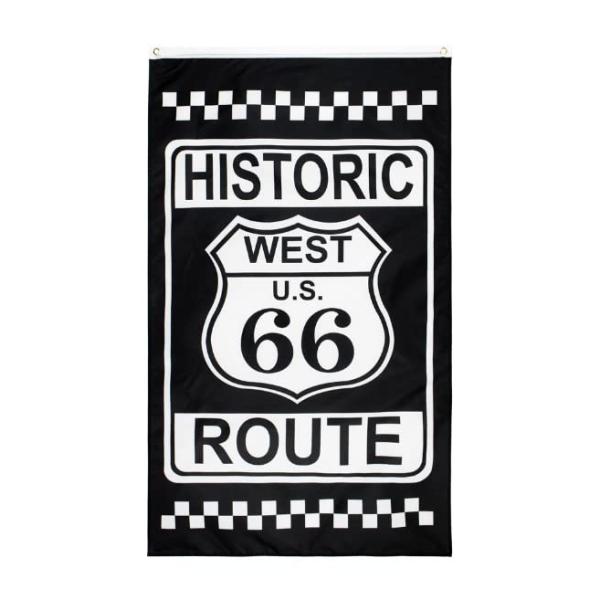 おしゃれブラック/-/-・?? アメリカ雑貨がお好きな方にピッタリルート66デザインの特大タペストリーです。・?? 大きめのサイズなので、飾っていただくとお部屋やガレージ全体をオシャレに仕上げてくれます・?? お部屋に空いていしまった穴や傷...