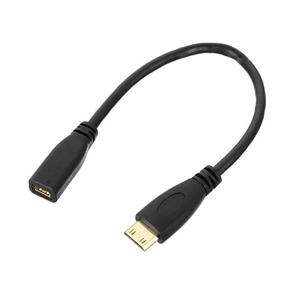 ・Micro HDMI Female to Mini HDMI Male  HD-177・タイプd マイクロhdmi v1.4ソケット メス/タイプc ミニhdmi オス変換アダプターケーブル。・商品紹介:・マイクロhdmi高速メス/ミニh...