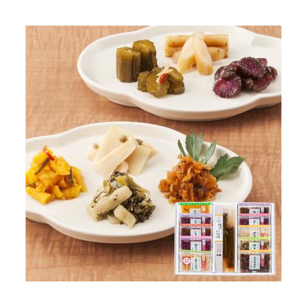 -/10個 (x 1)/-・パッケージ個数:11・じっくりと熟成発酵させ大根の旨みを引き出した「乳酸発酵旨しょうゆ漬きゅうり」や、京都の伝統的なお漬物「すぐき」を食べやすく刻んだ「味すぐき」など、人気の味を詰合せました。常温でお日持ちのする...