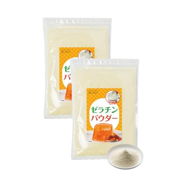 -/2個セット/-・Size:2個セット・?コラーゲン由来 ゼラチン100％ふやかす手間なし無添加・無脂肪の簡単便利なゼラチンパウダーです。・?管理栄養士監修粉ゼラチンは、タンパク質の一種であるコラーゲンを主成分として、料理やお菓子作りに活...