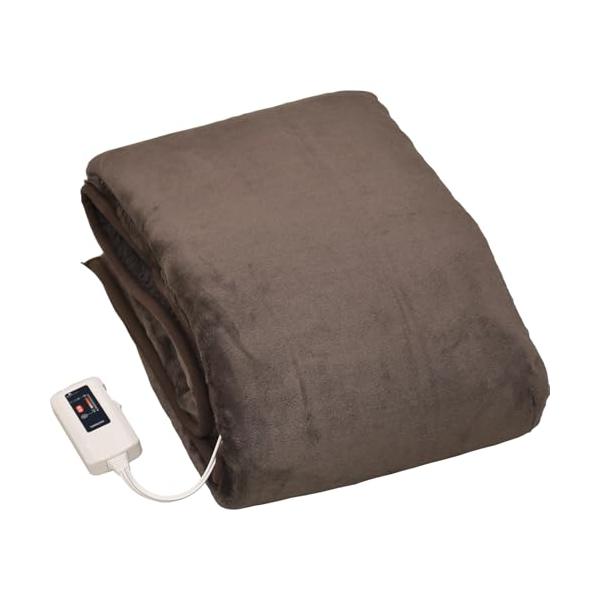 b)掛敷毛布ブラウン/b)掛敷毛布/YMK-F43P(T)・Color:ブラウンSize:b)掛敷毛布・パッケージ個数:1・本体サイズ:タテ188×ヨコ130cm・本体重量:0.76kg・材質:ポリエステル100%・消費電力:75W・消費電...