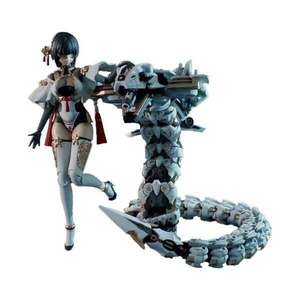 -/-/TW-MW001・(C)CANG-TOYS  ALL RIGHTS RESERVED・サイズ：1/12 スケール／本体 高さ約16cm／蛇型メカ 高さ約51cm・素材：PS、ABS、POM、PVC