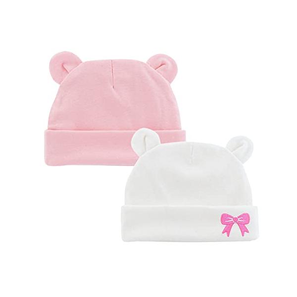 女の子/3-24 Months/-・Size:3-24 MonthsColor:女の子・素材構成95％綿　5％ポリウレタン適用年齢新生児〜3ヶ月ベビーオススメ・ふんわり綿のベビー帽子赤ちゃんの頭はデリケートから、オーガニックで作られ吸水性、...