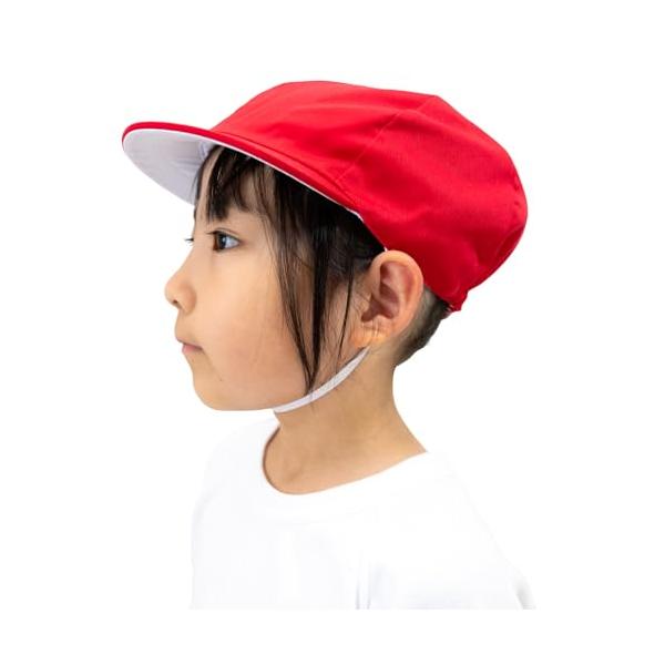 レッドホワイト/L/-・Size:LColor:レッドホワイト・女の子が髪をくくってかぶれる様に、後頭部に少し余裕があるつくりになっています。・サイズ M(52-54cm) / L(54-56cm) /LL(56-58cm)・素材　ポリエス...