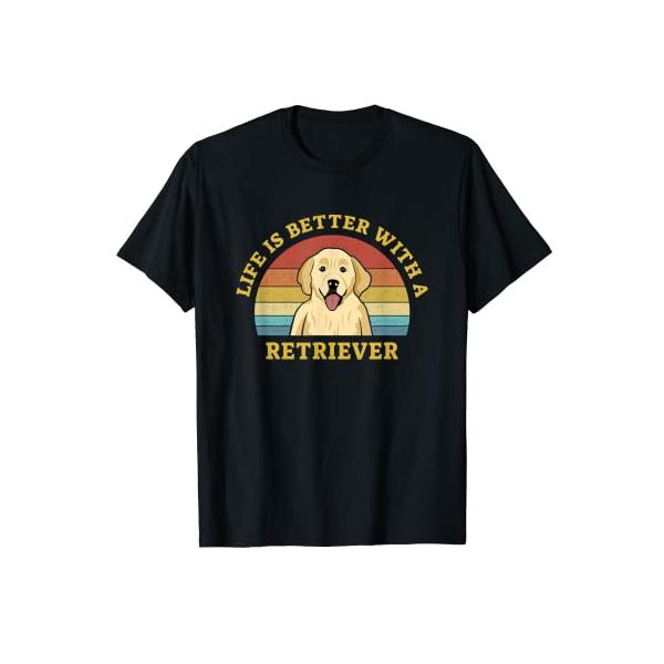 かわいいブラック/S/-・ゴールデンレトリバーのオーナーですか、ゴールデンレトリバーを持っている人を知っていますか それなら、このデザインはギフトに最適です。 レトリーバーの子犬は一番かわいい犬です。 レトリーバーのファンであることを示しま...