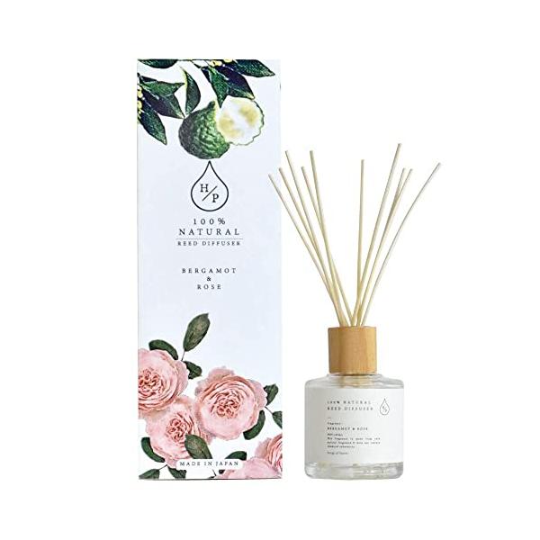 ・ベルガモット＆ローズ 1個 (x 1) HPD・・Color:ベルガモット＆ローズ・商品名：HPリードディフューザー・ブランド：ソングスオブネイチャー ■メーカー名：アート・ラボ・サイズ：W85×D85×H250mm ■内容：180mL＋...