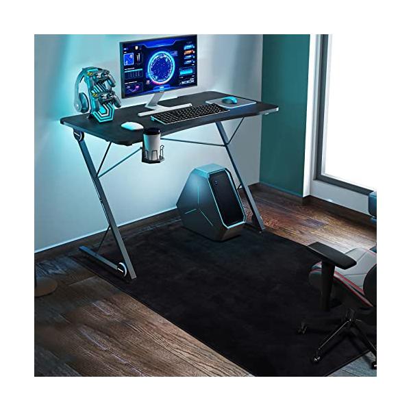 床暖房対応ブラック/90×120cm/-・Size:90×120cmColor:ブラック・●サイズ :(約) 120×90cm 　　●材質：フランネル素材、滑り止め加工・?フワフワのフランネル素材　毛足が短いからオールシズン快適にお使いいた...