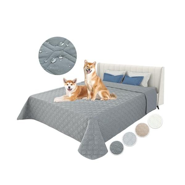 ?代両面グレー/157*208CM/BOOMAGU-SXG01・Color:両面グレーSize:157*208CM・? 完全防水この防水シーツは5層の高密度複合材料で作られており、二重の防水保護が可能です。ペットが防水シーツ上で自由に動き回...