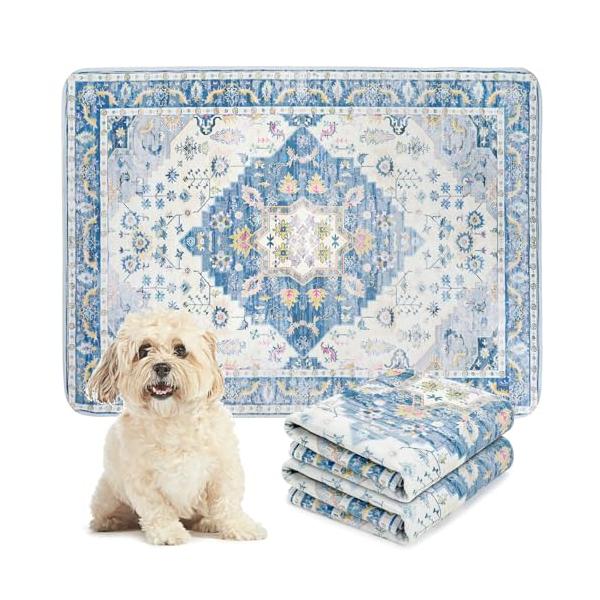 青（２枚）/48×60cm/YHDT-LANS・Size:48×60cmColor:青（２枚）・トイレ感が少ない、エスニックペット用洗えるペットシーツです。表面は吸水性に優れていて、たった3秒でスピード吸収裏面は、高い防水性で漏れる心配無用...