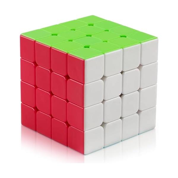 クラシック版Magic Cube/Magic Cube 4x4x4/-・Size:Magic Cube 4x4x4・?? 1. フルサイズカバー7x7、6x6、5x5、4x4、3x3、2x2 の マジックキューブ、多段階の難易度に挑戦し、立...